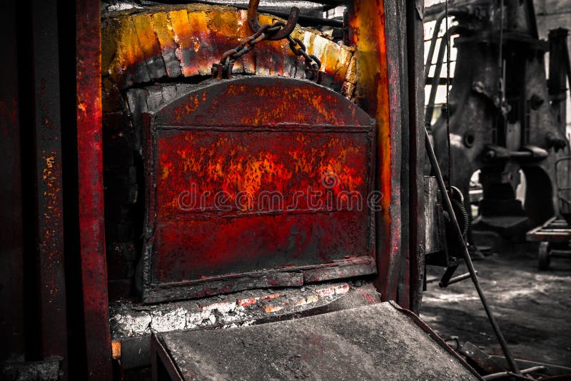 Industrial furnace stock photo. Image of production, line - 34651020