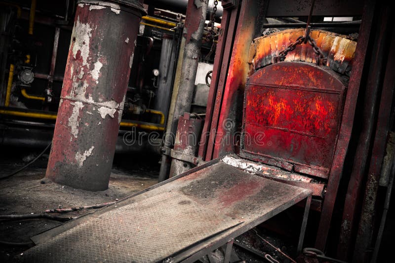 Industrial furnace stock photo. Image of production, line - 34651020
