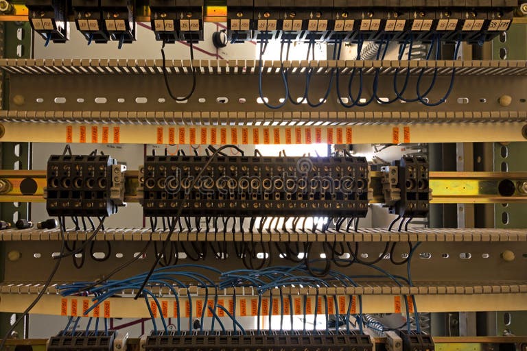 Old Fuses on the Control Panel Stock Photo - Image of center, control ...