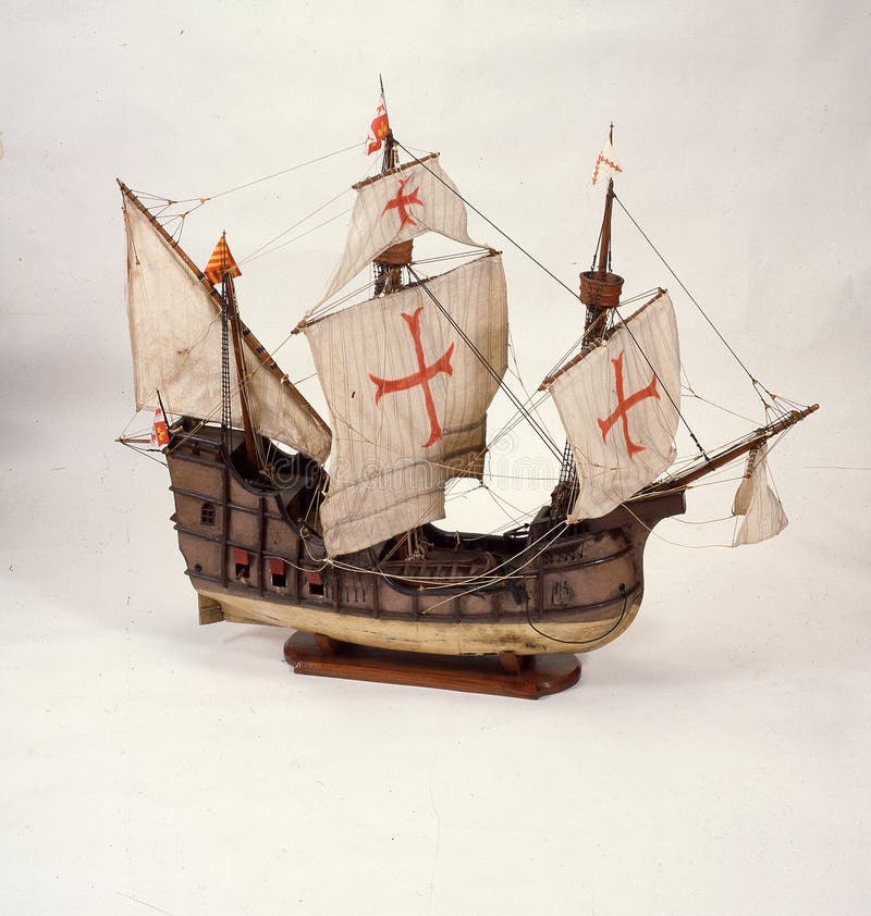 Old Galleon Santa Maria from Columbus Editorial Stock Image - Image of ...