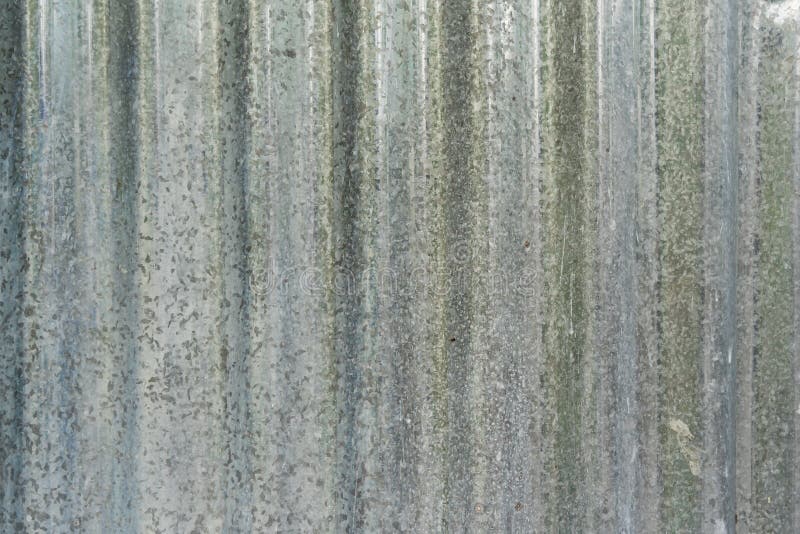 Old Galvanized Roof Pattern for House Fences Stock Image - Image of ...