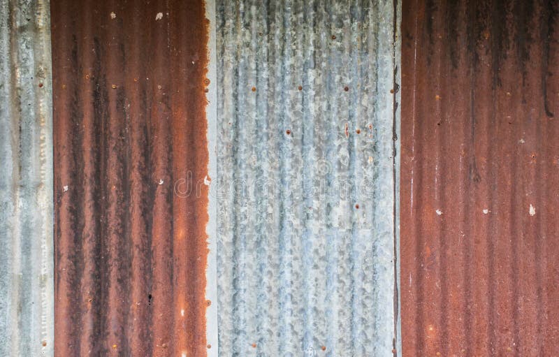 Old galvanized steel stock image. Image of detail, iron - 71451513