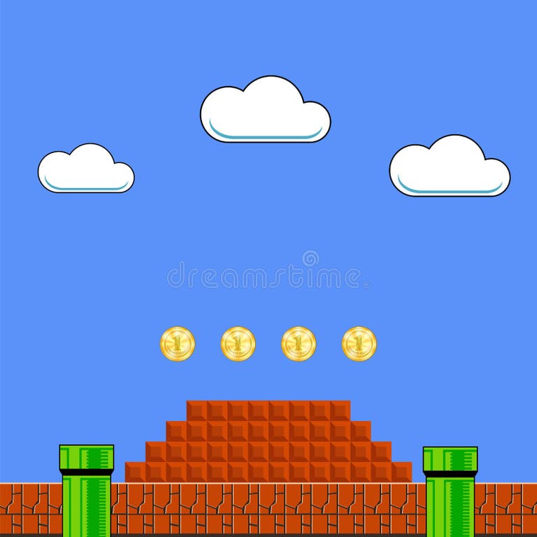Super Mario Green Pipe Stock Illustrations – 93 Super Mario Green Pipe ...