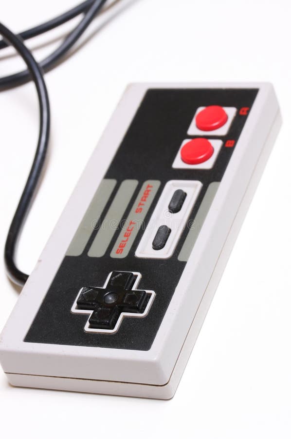 Retro Video Game Console stock image. Image of video, videogame - 9125151