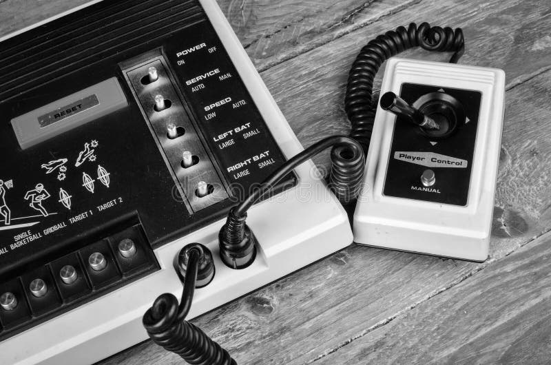 Old game console stock photo. Image of game, used, white - 53682942
