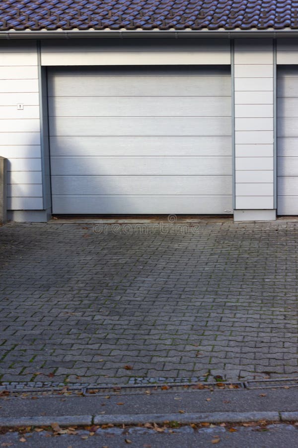 Old garage in germany stock photo. Image of texture - 131876810