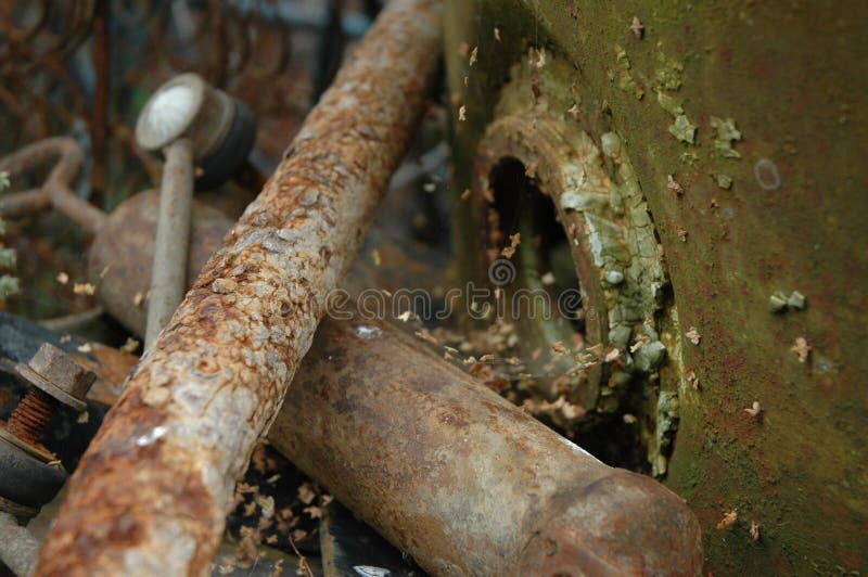 Old Garbage in village stock photo. Image of garbage - 240557574