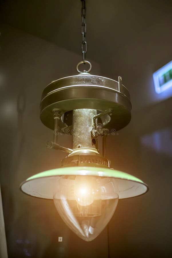 Old gas lamp stock image. Image of ancient, fire, classic - 209860753