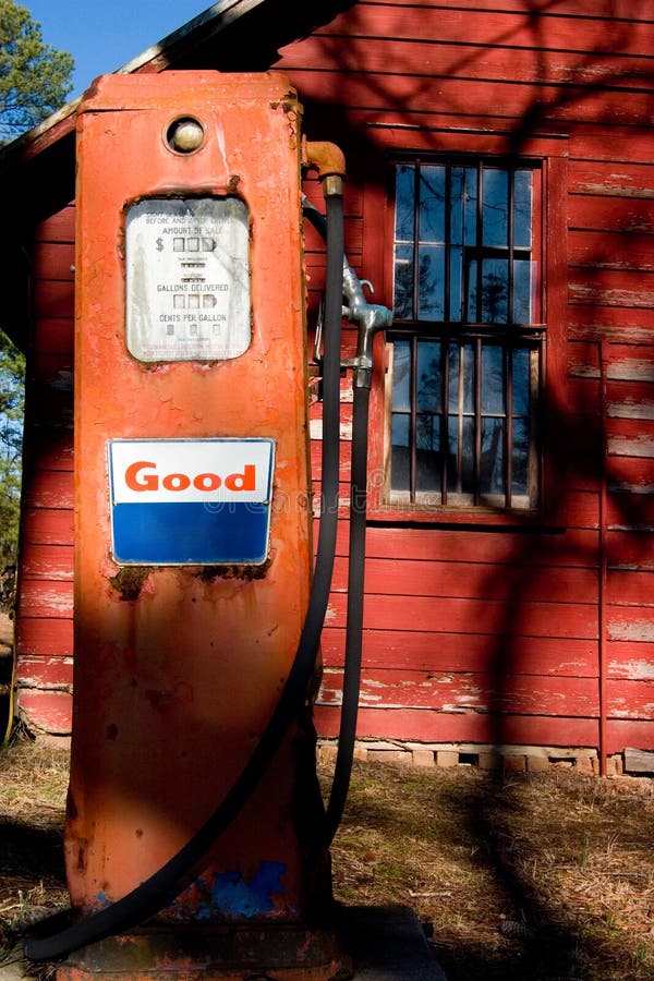 Old Gas Pump stock photo. Image of store, rust, abandoned - 1645594