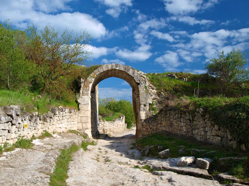 Old gate stock photo. Image of gateaway, ancient, tourism - 16094136