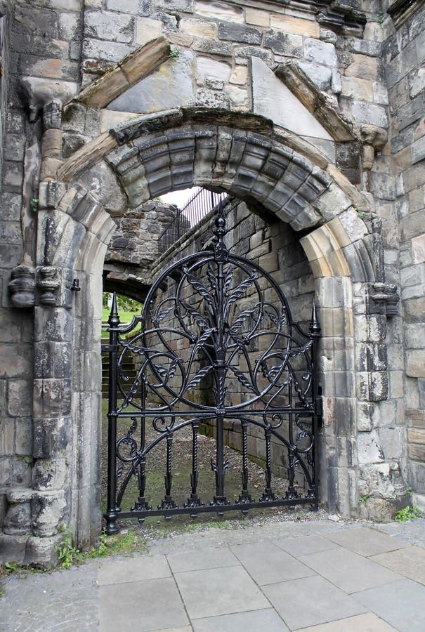 An old gate stock image. Image of painted, gate, wrought - 21839857