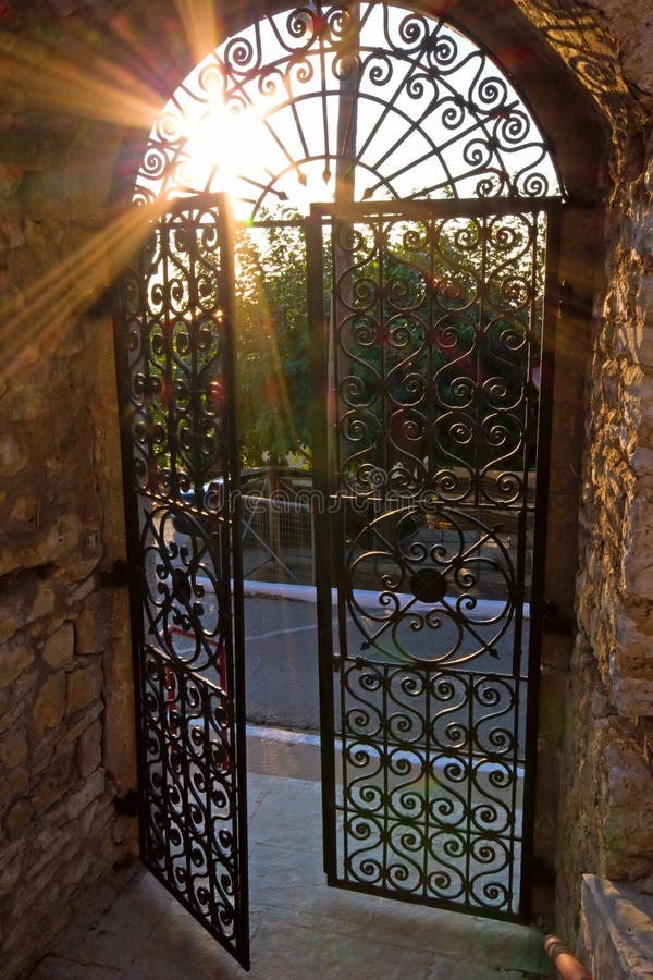 Old gate stock image. Image of architecture, open, boundary - 40842115