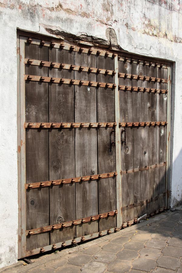 Old gate stock image. Image of hardwood, rural, forest - 139686039