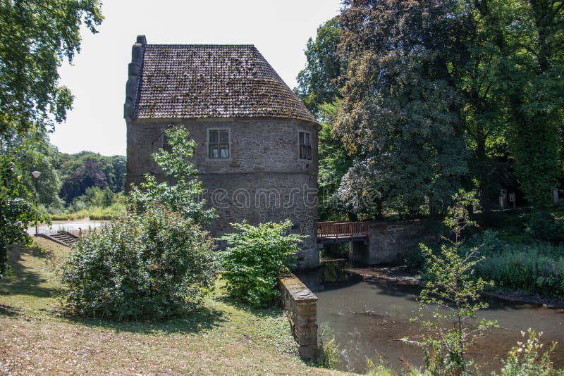 Old gatehouse building stock photo. Image of dortmund - 252167612