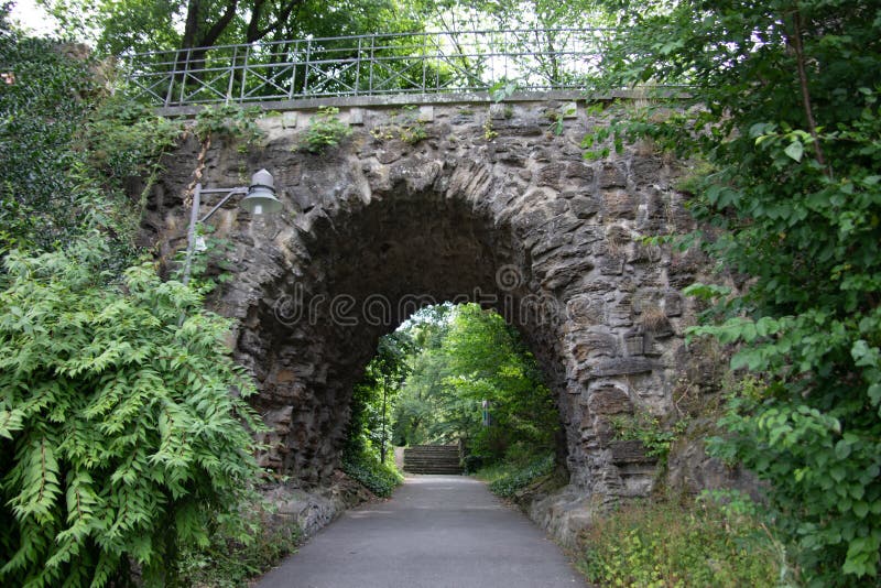 Old gateway stock image. Image of masonry, ages, wall - 251603577