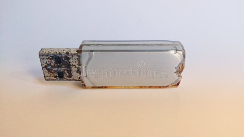 Old 1 GB USB Flashdrive stock image. Image of brown - 223146243