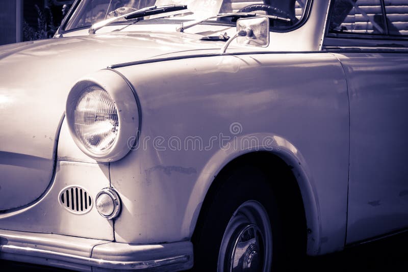 Old GDR Trabant car stock photo. Image of trabant, oldtimer - 146283140