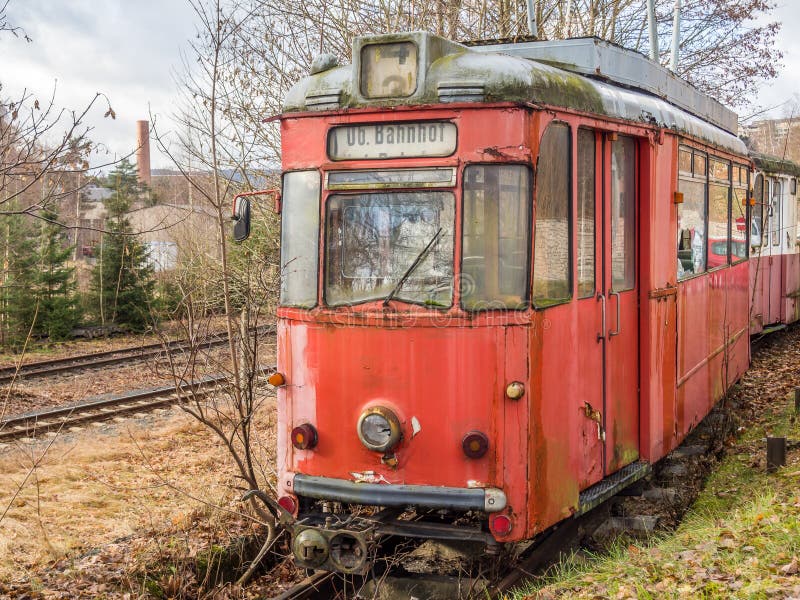Old GDR tram vintage retro stock image. Image of museum - 193368717