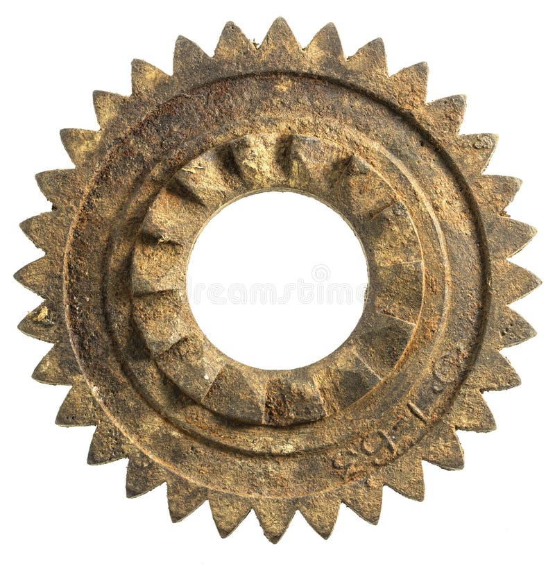 Old gear covered in rust stock photo. Image of wheel - 196972930