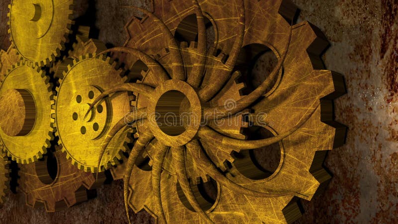 Old gear wheels. stock footage. Video of gear, loop, wheels - 81040952