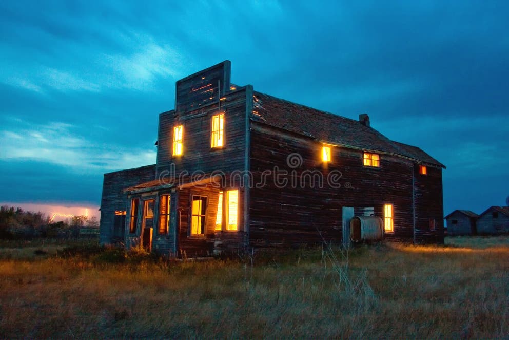 Old General Store at Night stock photo. Image of outdoors - 13593930