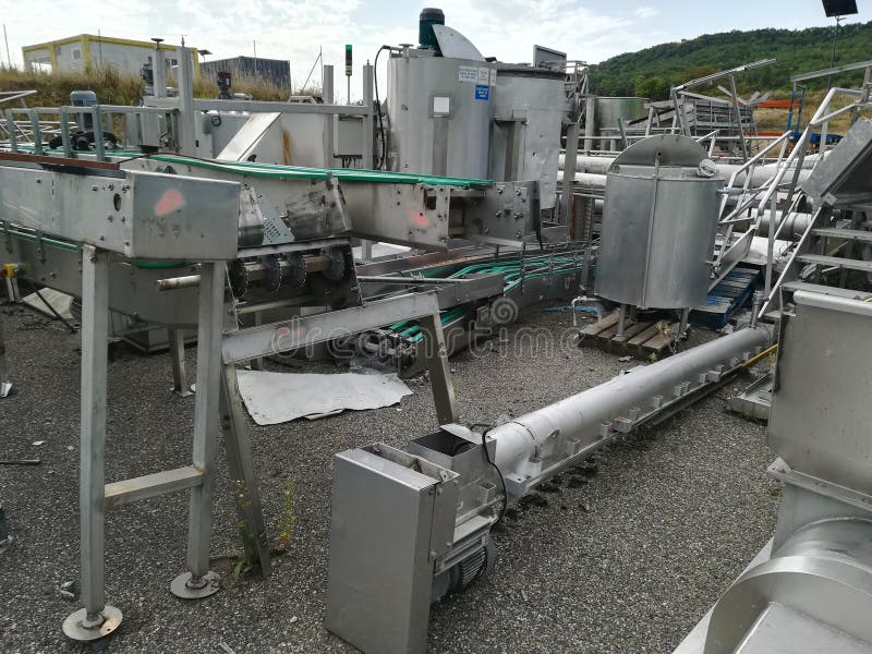 Old Generators and Industrial Equipment for Scrap Stock Image - Image ...