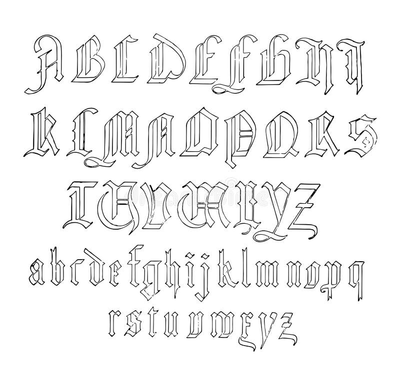 German Alphabet Stock Illustrations – 2,398 German Alphabet Stock ...