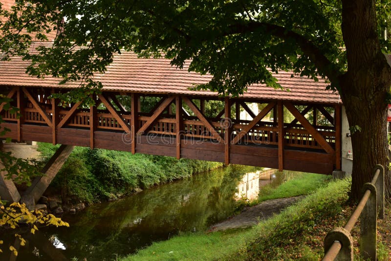 Old german bridge stock photo. Image of german, river - 106390606