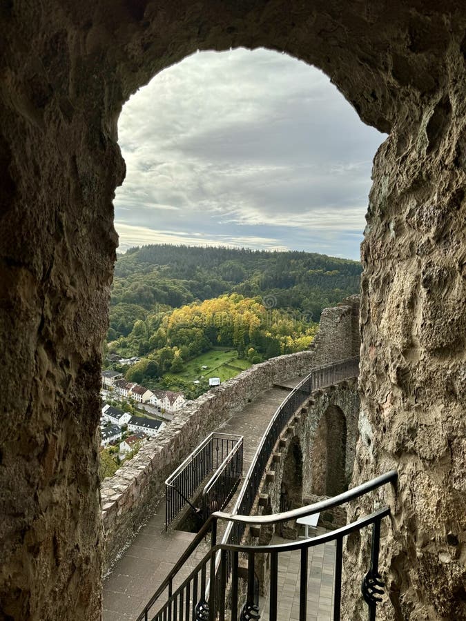 The Old German Castle Hidden View Stock Photo - Image of view, german ...