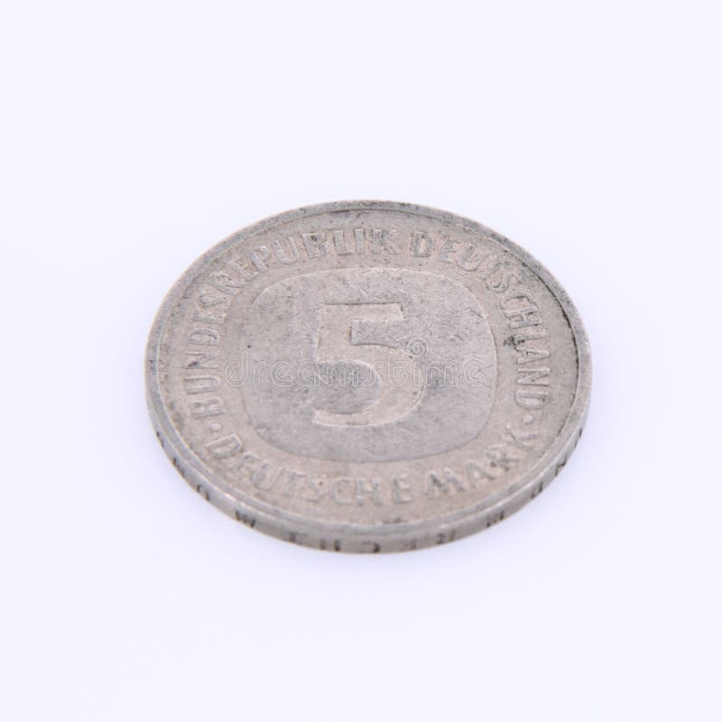 Old german coin stock image. Image of rich, background - 18574221