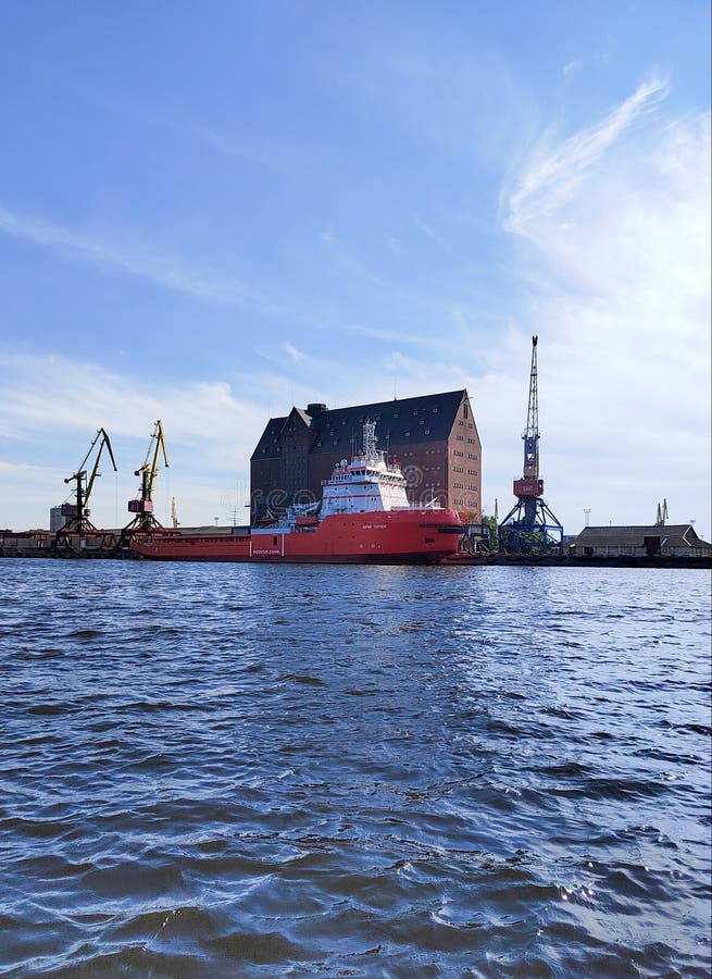 Old German Port in Kaliningrad Editorial Stock Image - Image of europe ...