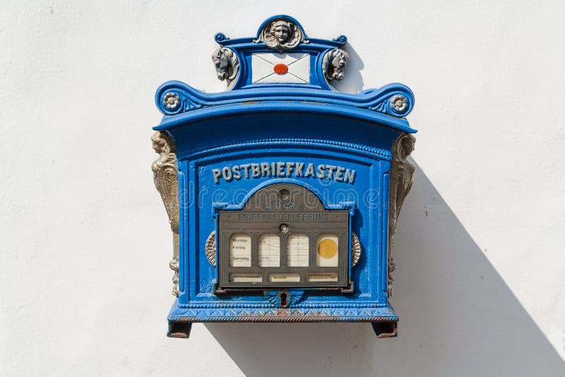 Ancient Old German Postbox Stock Photos - Free & Royalty-Free Stock ...