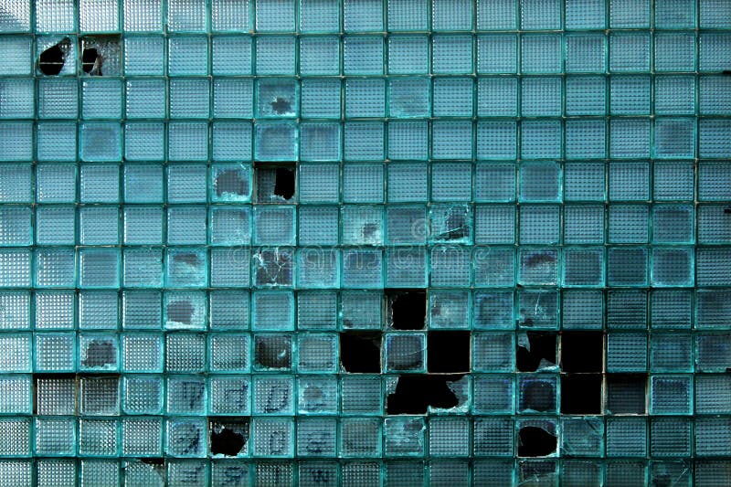 Old glass brick wall stock image. Image of fragile, distortion - 73293737