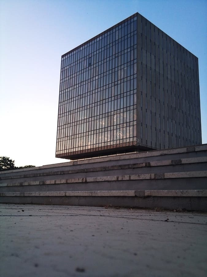 Old glass building stock image. Image of zagreb, stairs - 53705381