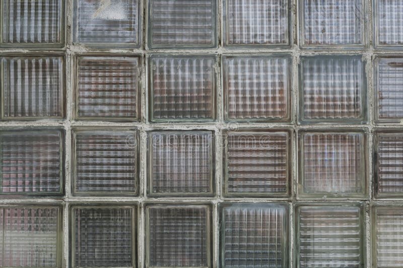 Old glass wall. stock image. Image of building, brick - 78472287