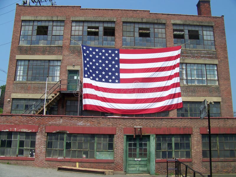 Old Glory stock image. Image of glory, broken, workers - 5843915