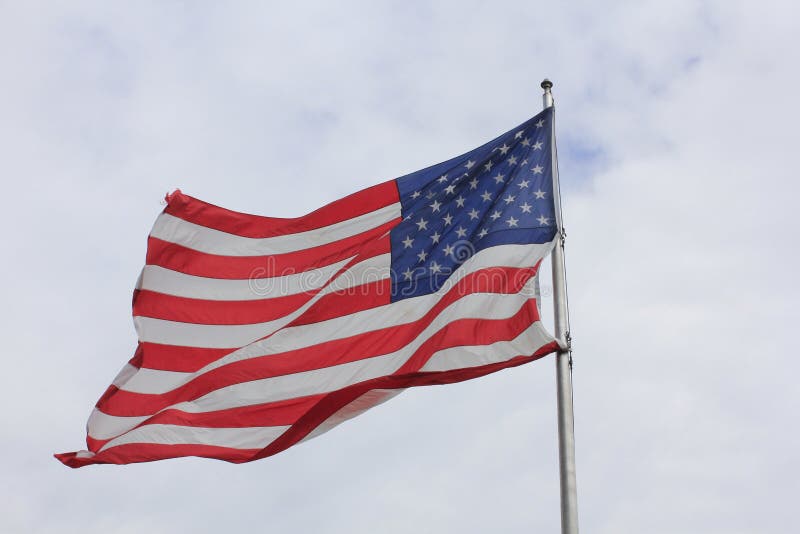 Old glory flying proud stock photo. Image of watching - 79222510