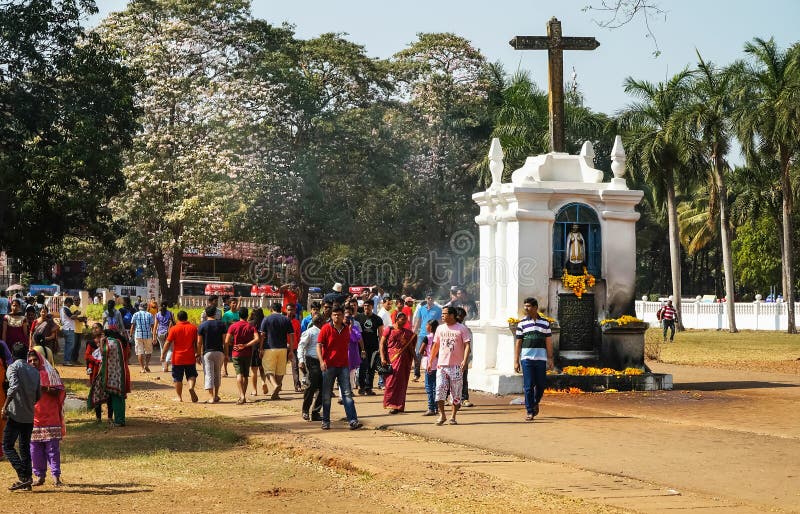 Old Goa Saint Francis Triptych Editorial Photo - Image of asia ...