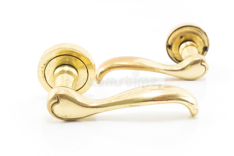 Old Gold Door Handle stock photo. Image of gold, decoration - 99634354