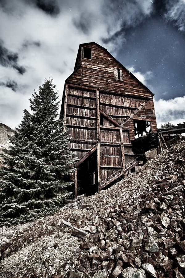 Old gold mine in Colorado stock photo. Image of high - 20064978