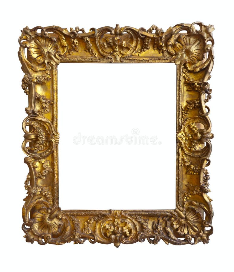 Old golden frame stock photo. Image of golden, design - 22916116