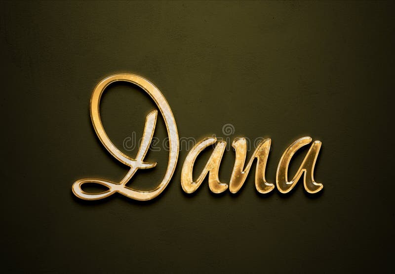 Dana Name Arabic Calligraphy Logo. Translation: `Dana` Stock Vector ...