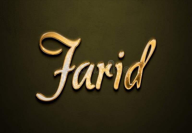 Farid Name Logo