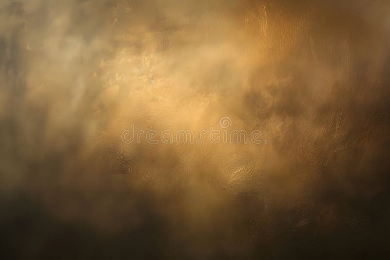 Soft Misty Cloud Effect on Golden Texture Background Stock Illustration ...