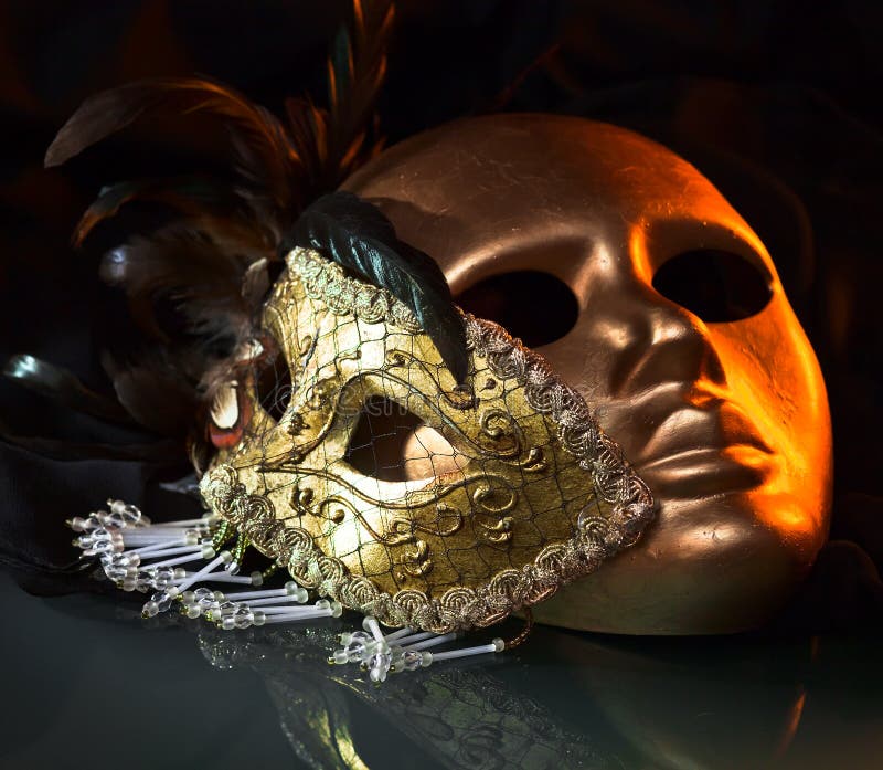 275 Old Gold Venetian Masks Stock Photos - Free & Royalty-Free Stock ...