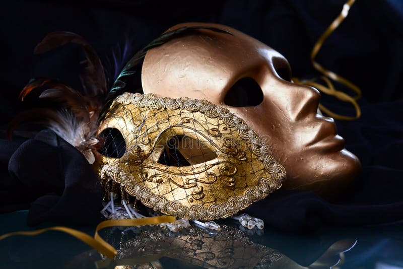 275 Old Gold Venetian Masks Stock Photos - Free & Royalty-Free Stock ...