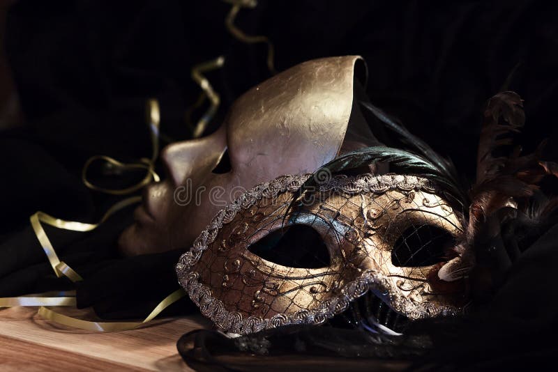 275 Old Gold Venetian Masks Stock Photos - Free & Royalty-Free Stock ...