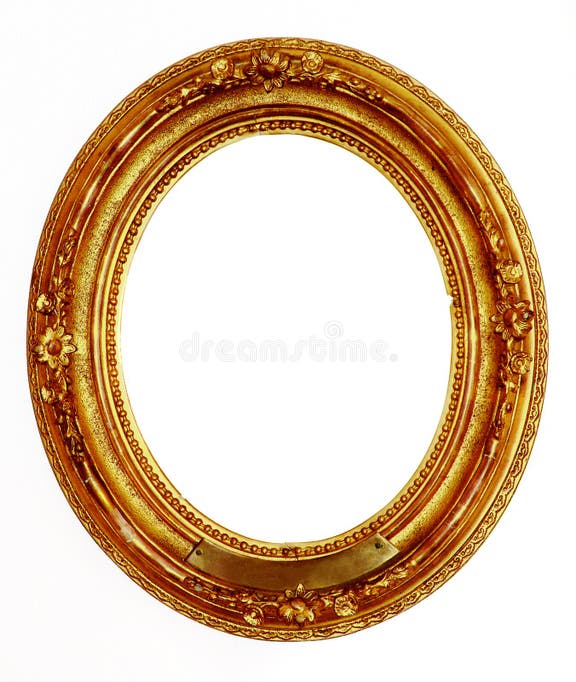 Old golden frame stock image. Image of decor, deco, canvas - 566113