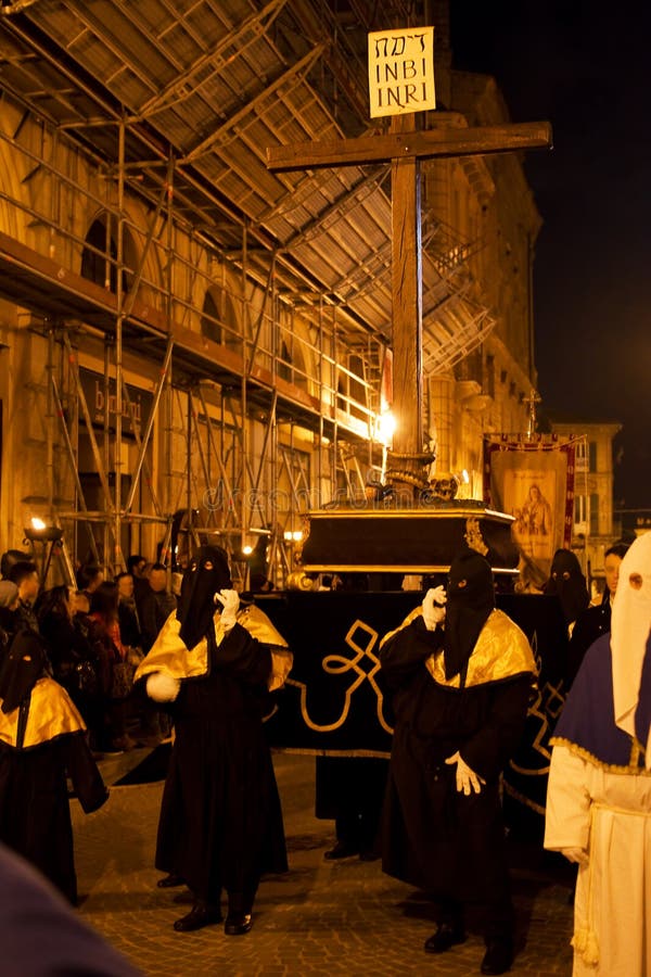 The Old Good Friday Procession Editorial Image - Image of people, dead ...