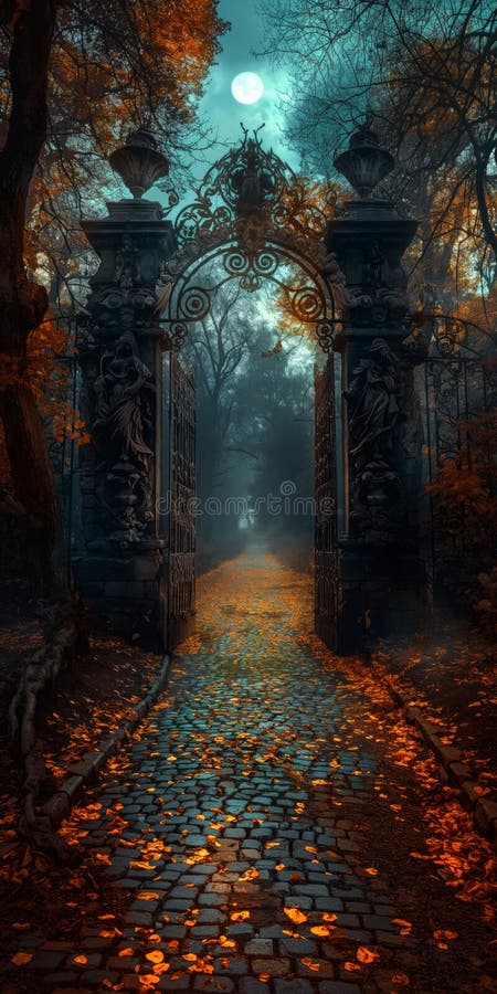 Gothic gate stock illustration. Illustration of gate - 13429724